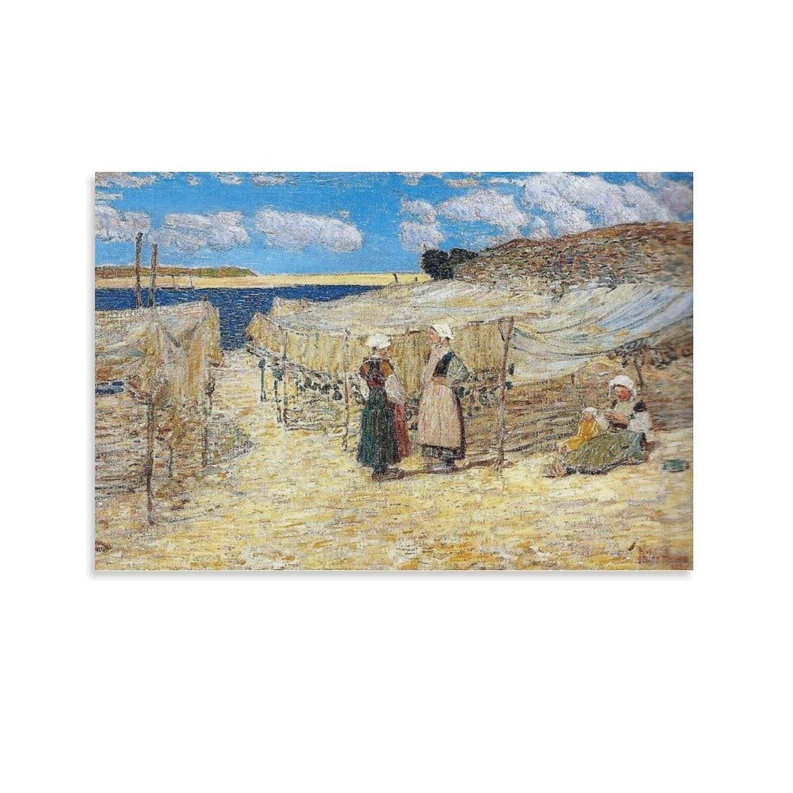 Artist Childe Hassam Impressionism Painting Poster Canvas Wall Art ...