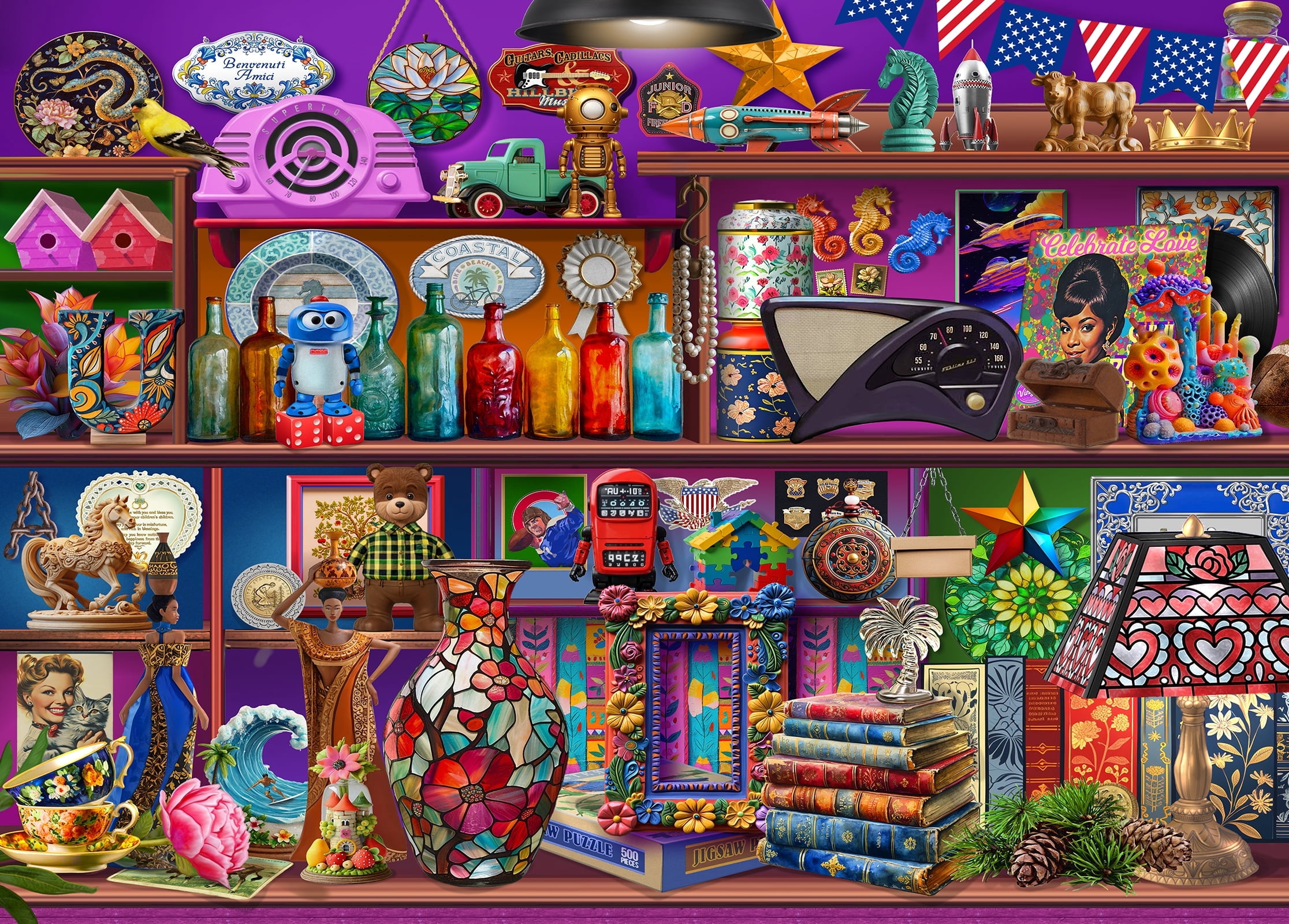 500 Pieces Jigsaw Puzzles for Adults - Licensed by Chris Bigelow ...
