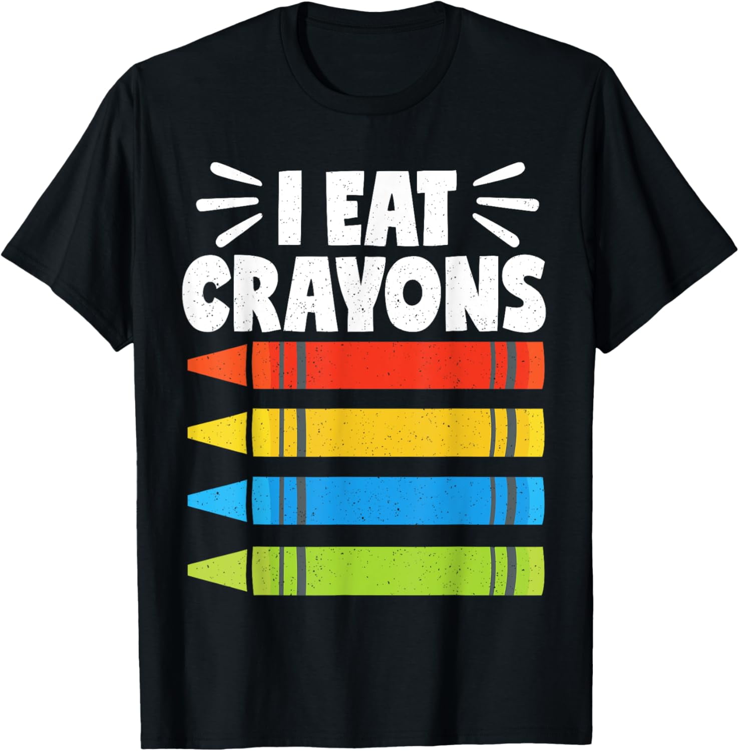 Artist Coloring Painting Crayons I Eat Crayons T-Shirt - Walmart.com