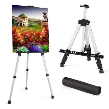 U.S. Art Supply Solana Adjustable Wood Desk Easel - Portable Artist ...