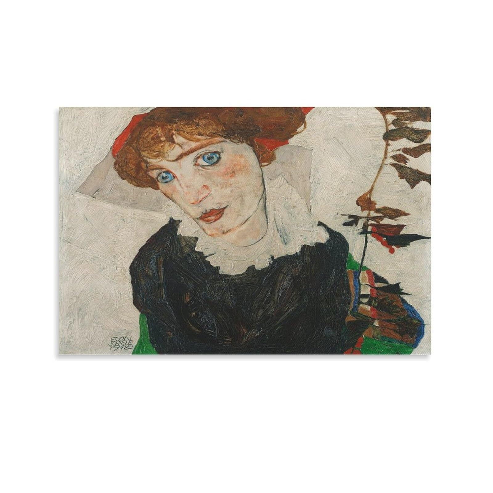 Artist Egon Schiele Expressionism Painting Poster Canvas Wall Art ...