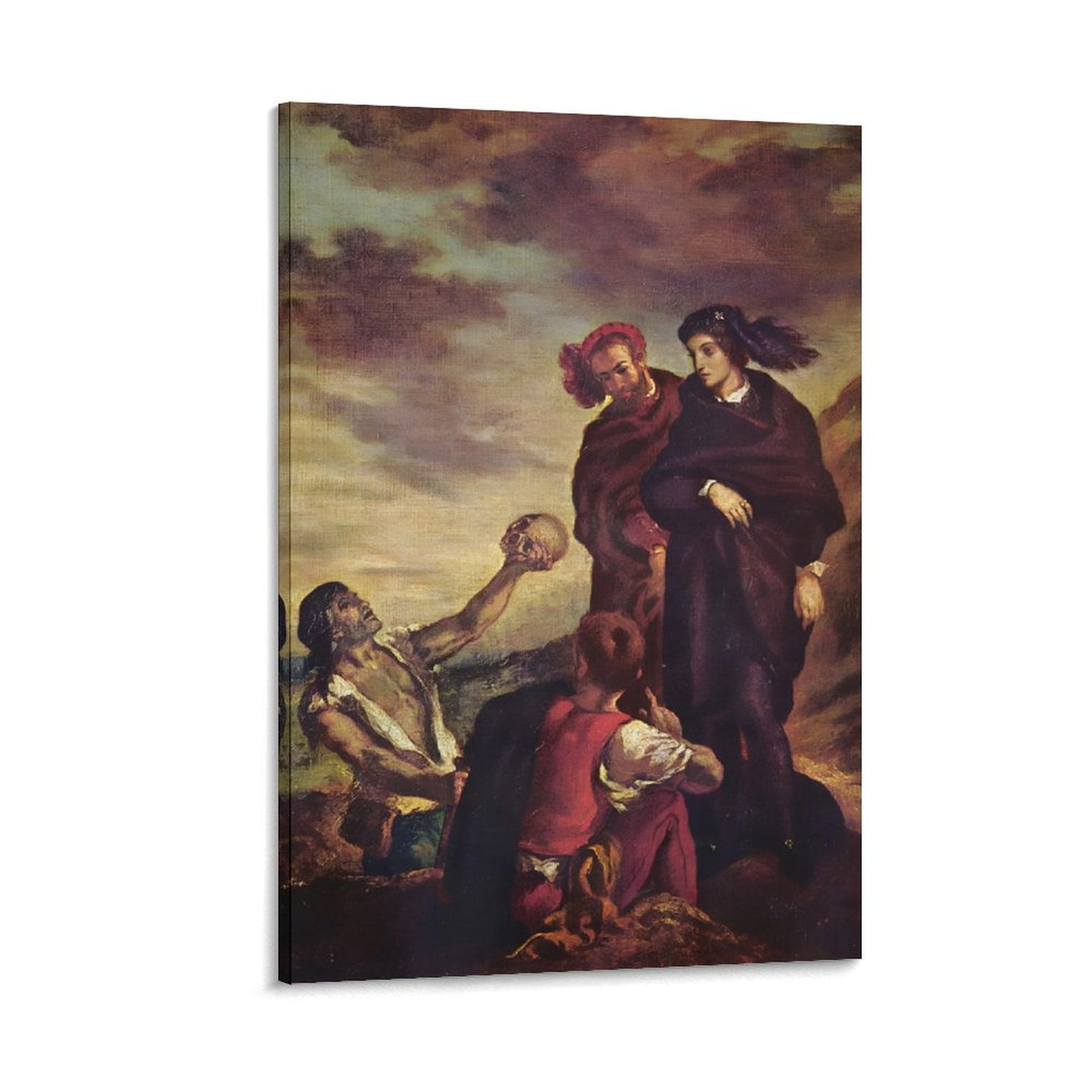 Artist Eugène Delacroix Hamlet And Horatio in A Graveyard Poster ...
