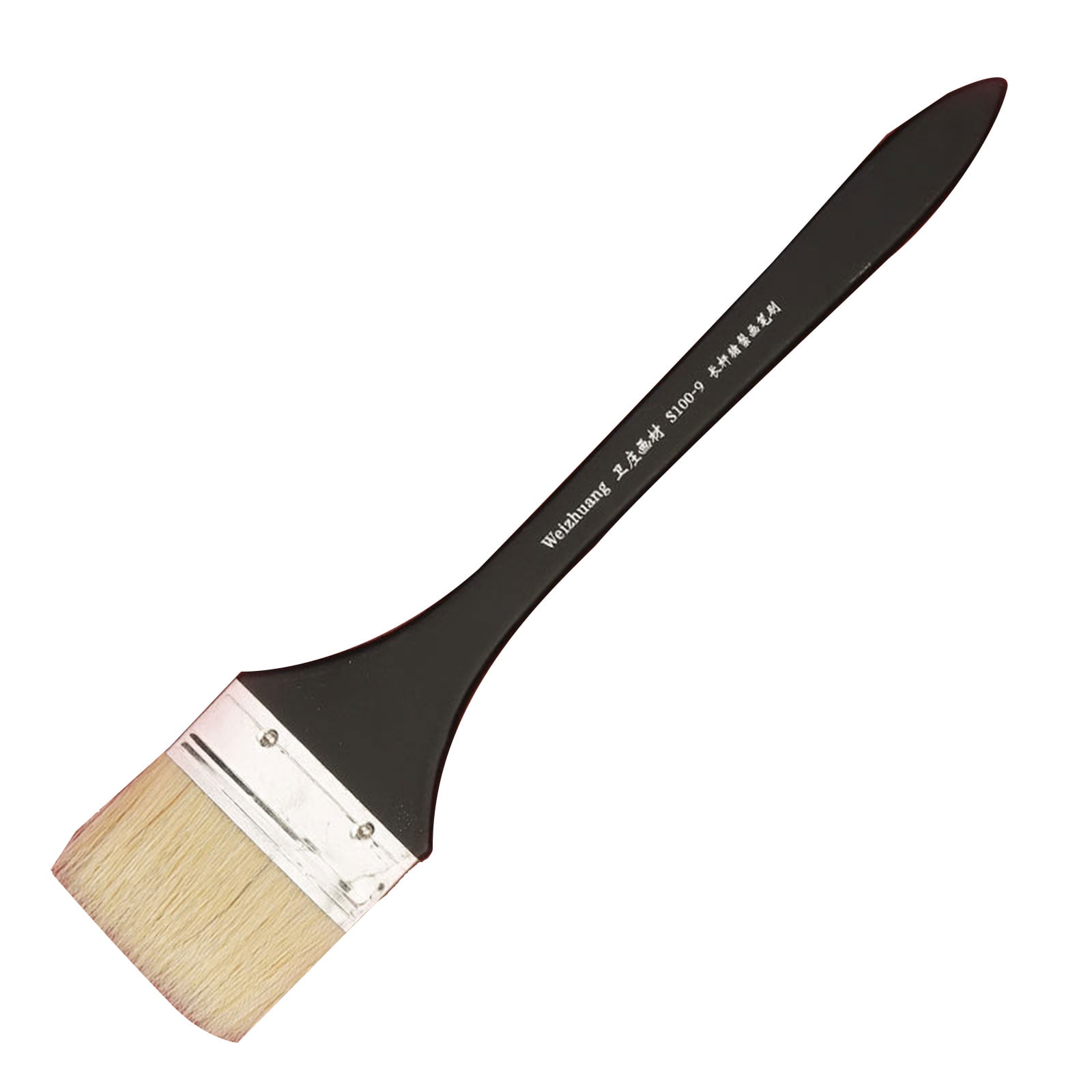 Artist Flat Paint Brush Set Nylon Hair Brushes for Multi Purpose Oil ...