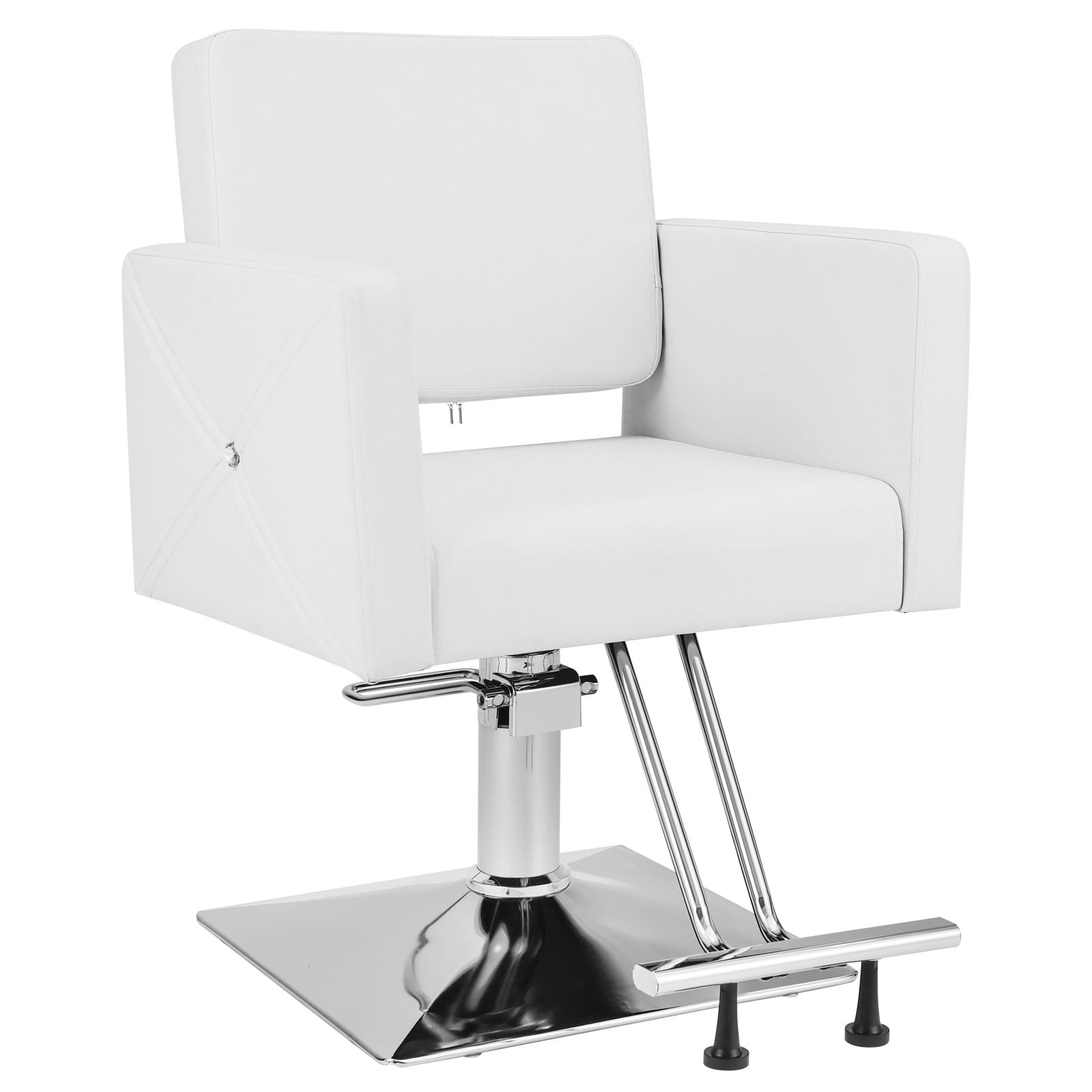 Artist Hand Hydraulic Salon Barber Chair Hair Styling (White) - Walmart.com