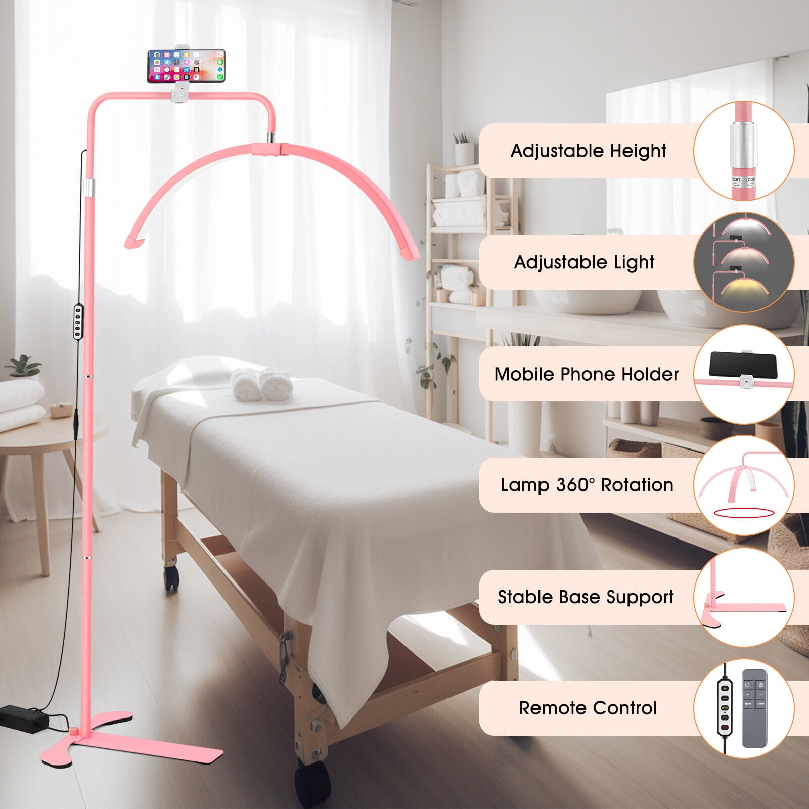 Artist Hand LED Lash Lamp for Eyelash Extensions, Floor Lamp ...