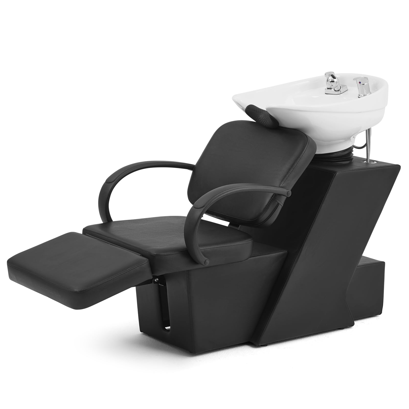 Artist Hand Barber Hair Basin Beauty Chair, Adjustable Backwash Sink ...
