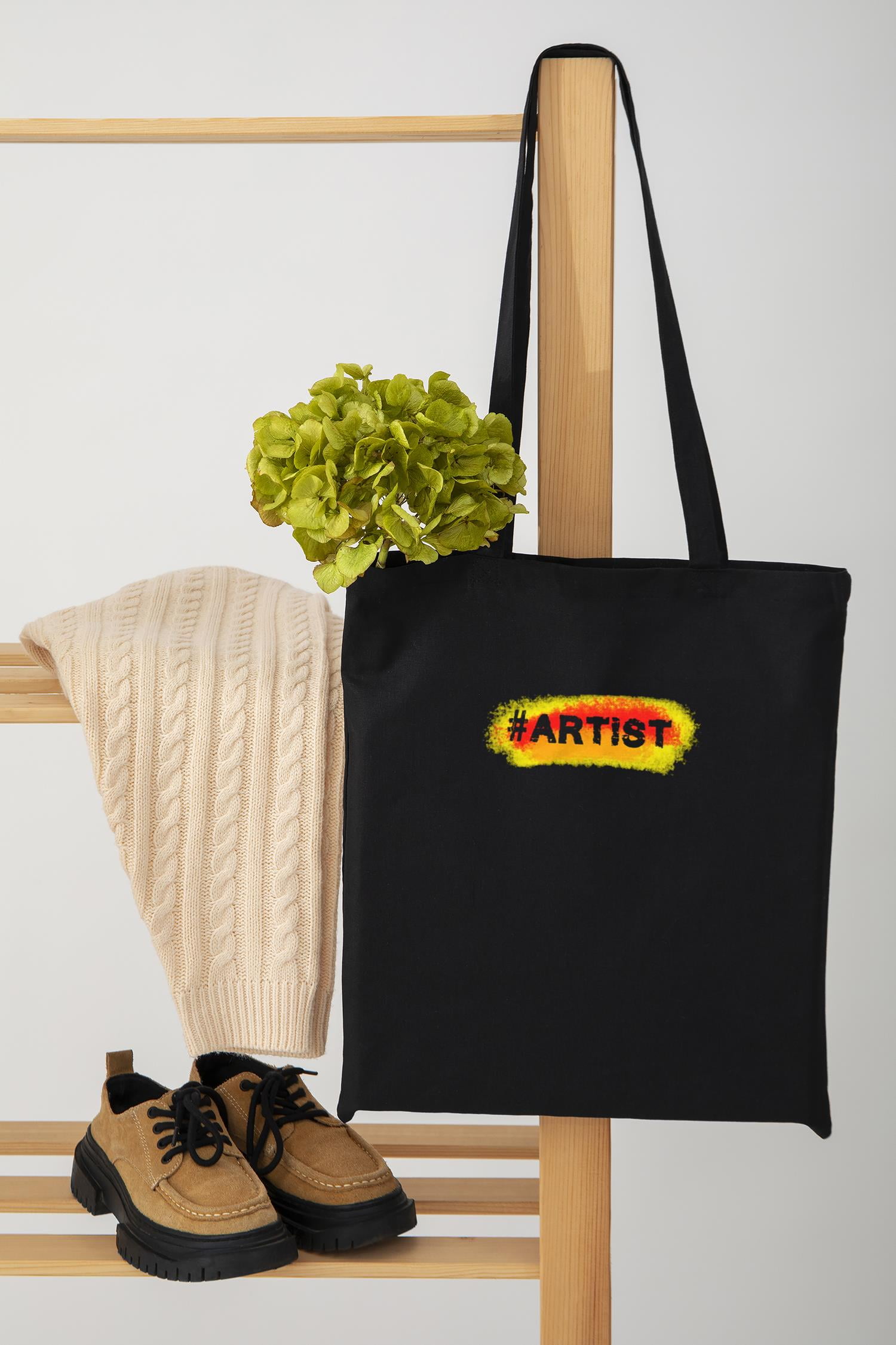 Artist Hashtag Modern Stylish Themed Aesthetic Print Unisex Tote Bag ...