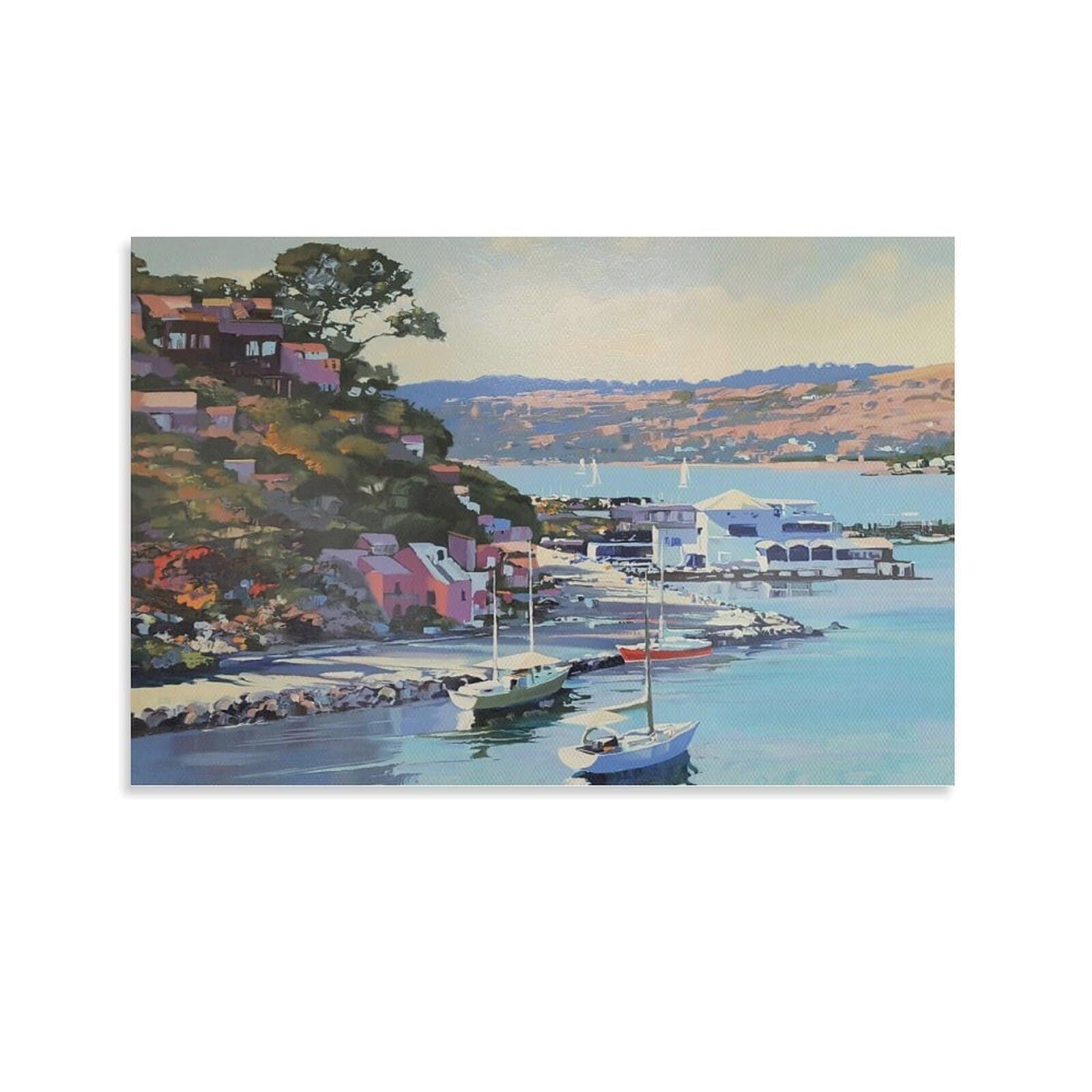 Artist Howard Behrens Sausalito Retro Painting Wall Art Posters For ...