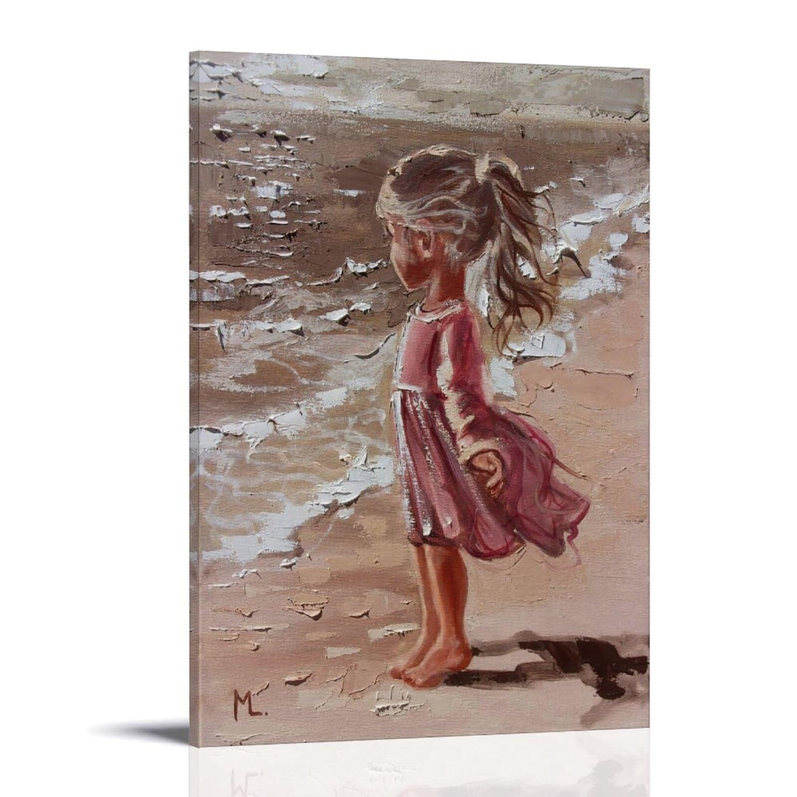 Artist Monika Luniak Painting Oil Painting Abstract Art Poster A Girl ...