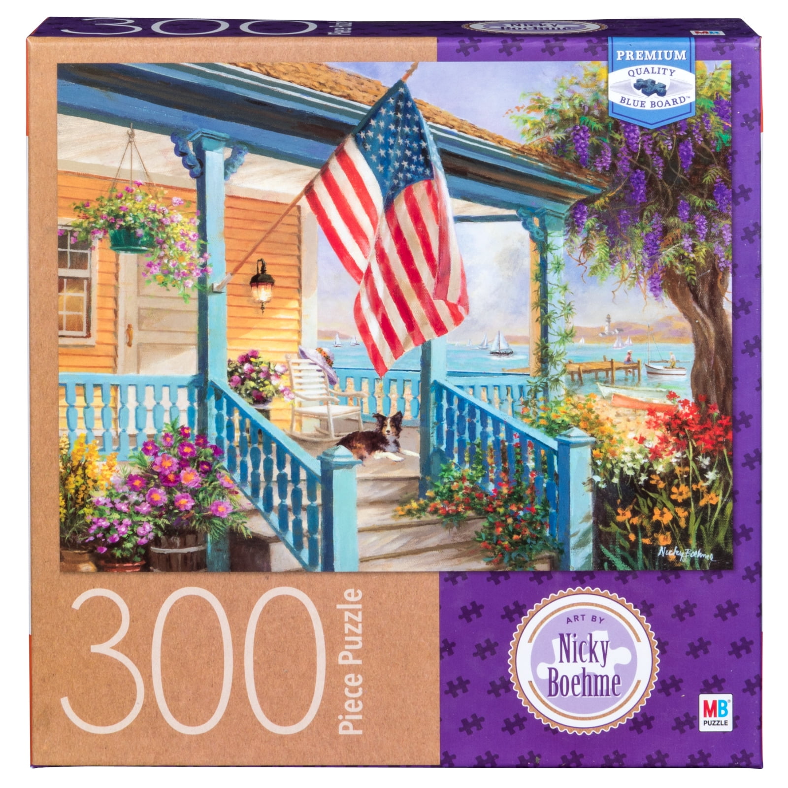 Artist Nicky Boehme - 300-piece Adult Jigsaw Puzzle - Home Sweet Home ...
