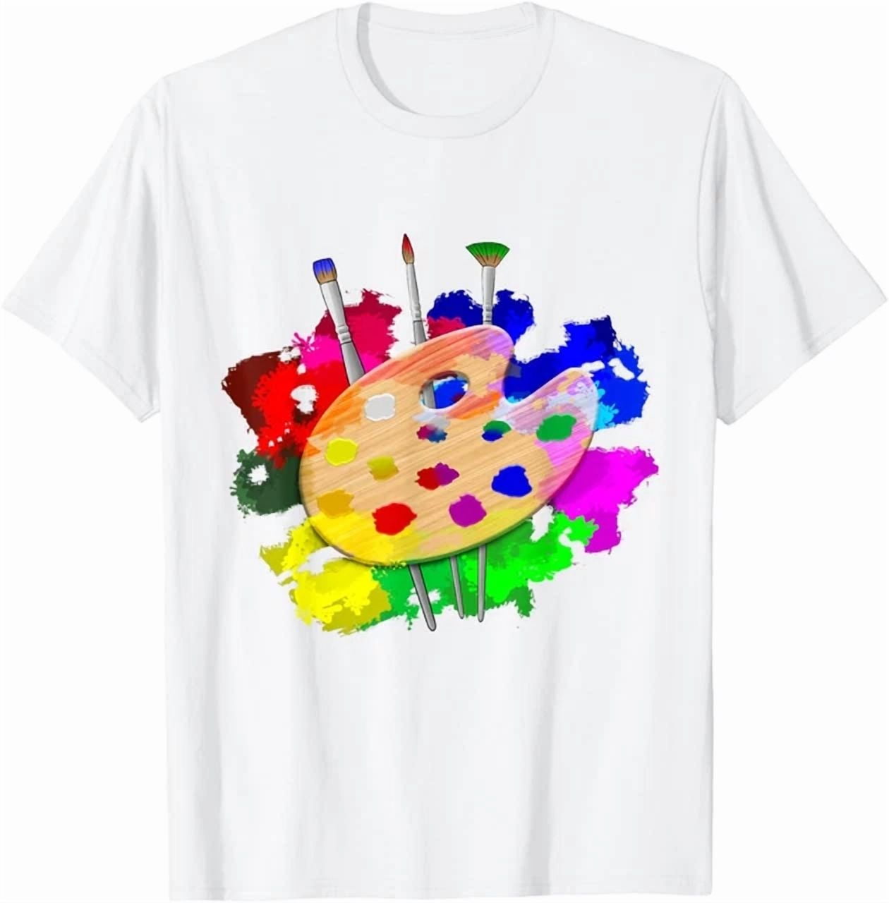 Artist Paint Palette And Brushes Art Gift Unisex T-Shirt - Walmart.com