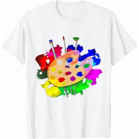 Artist Paint Palette And Brushes Art Gift Unisex T-Shirt - Walmart.com