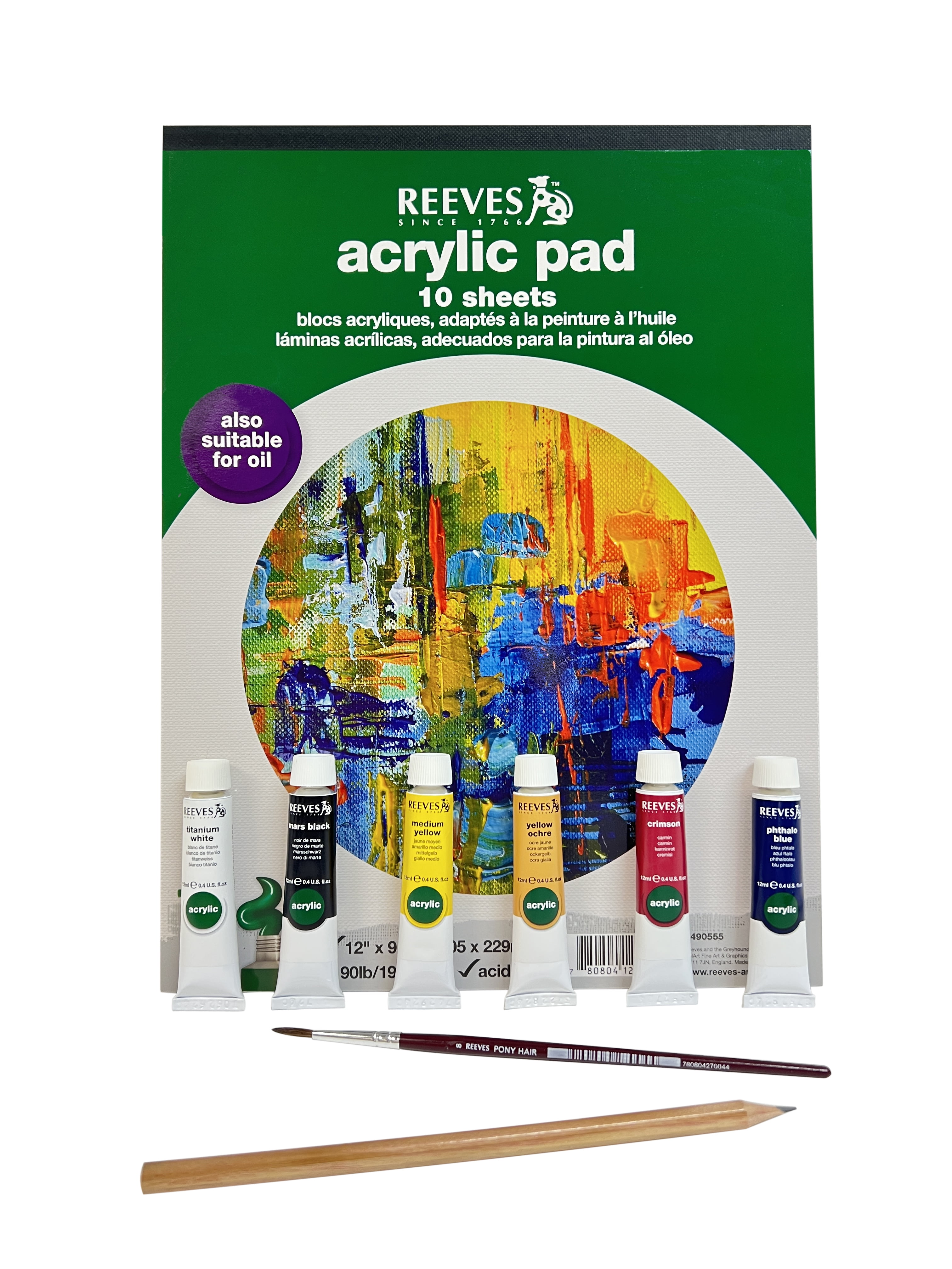 Artist's Acrylic Paint Set for Beginners (3 Sets) - Walmart.com