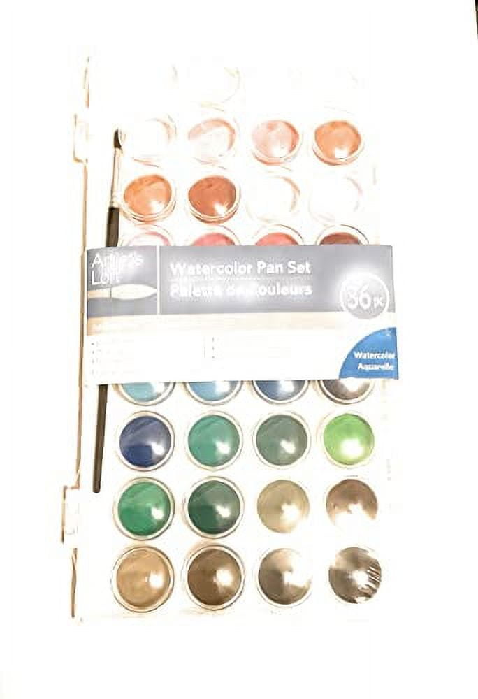 Artist s Loft Fundamentals Watercolor Pan Set - Walmart.com