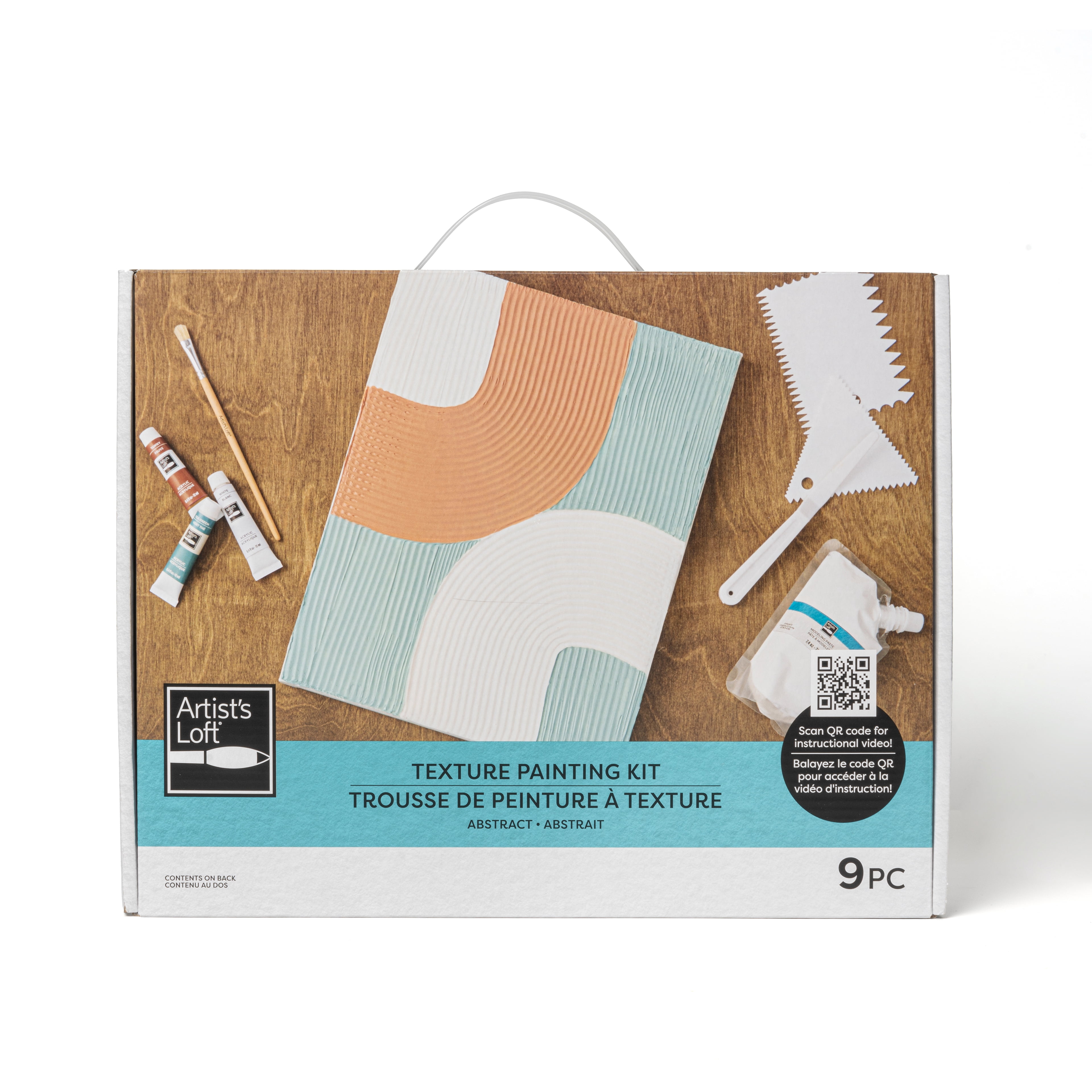 Artist's Loft Textured Abstract Art Kit - All-in-One Acrylic & Modeling ...