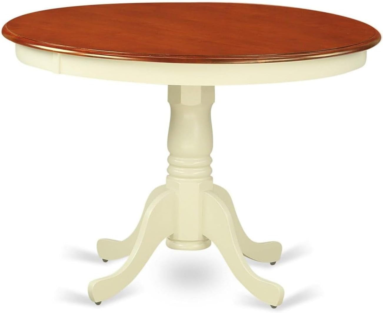 Artistic Accomplishment Antique 42" Round Dining Table Made of Sturdy ...