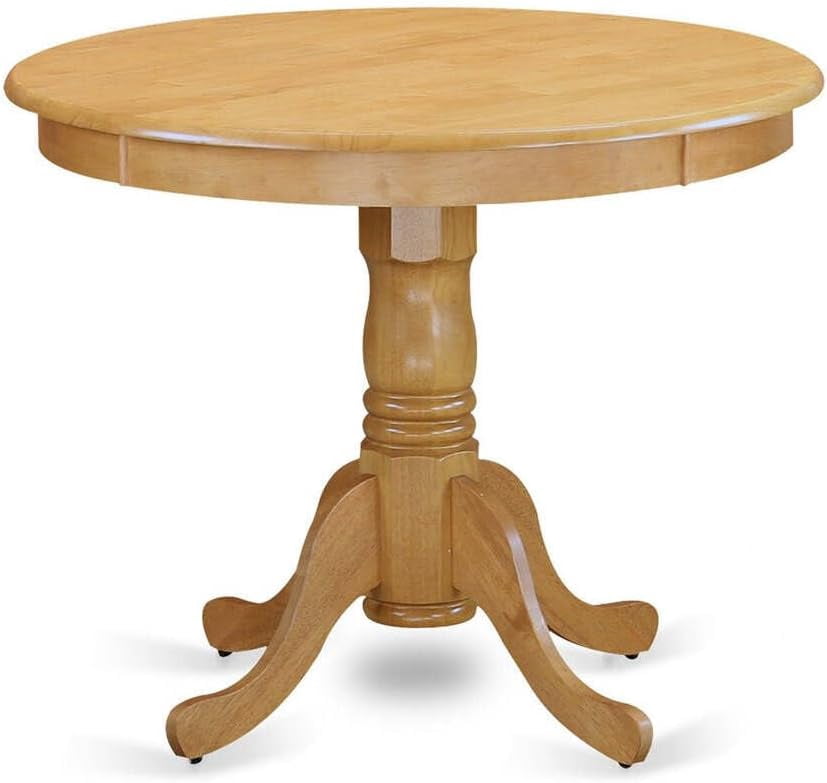 Artistic Accomplishment Antique 42" Round Dining Table Made of Sturdy ...