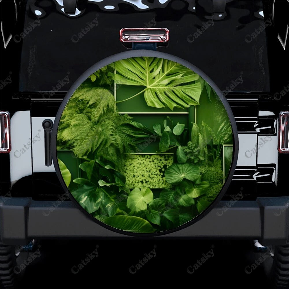 Artistic Aesthetic Print Spare Tire Cover Waterproof Tire Wheel