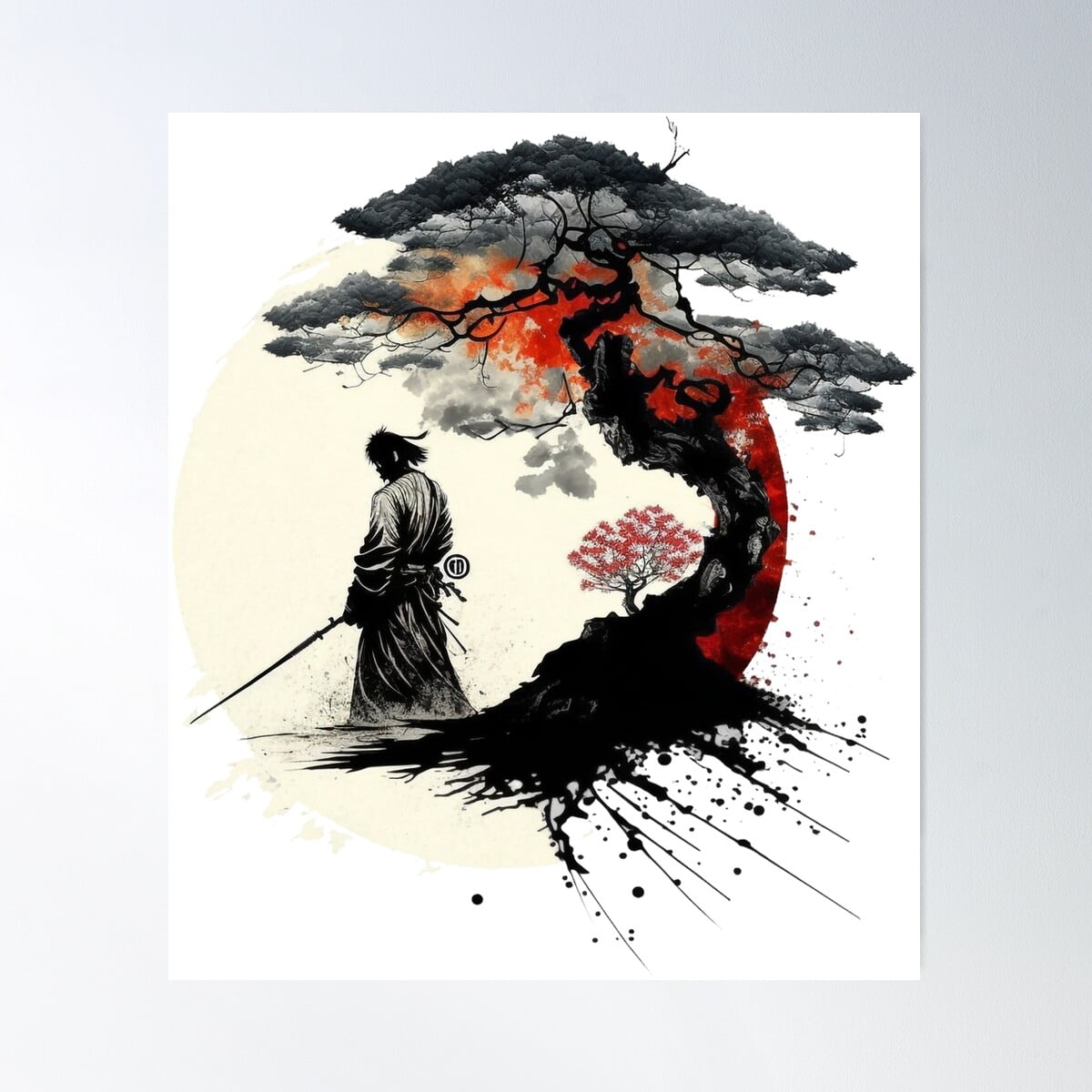 Artistic And Unique Japanese Samurai Bonsai Tree Of Life- Art Of War ...