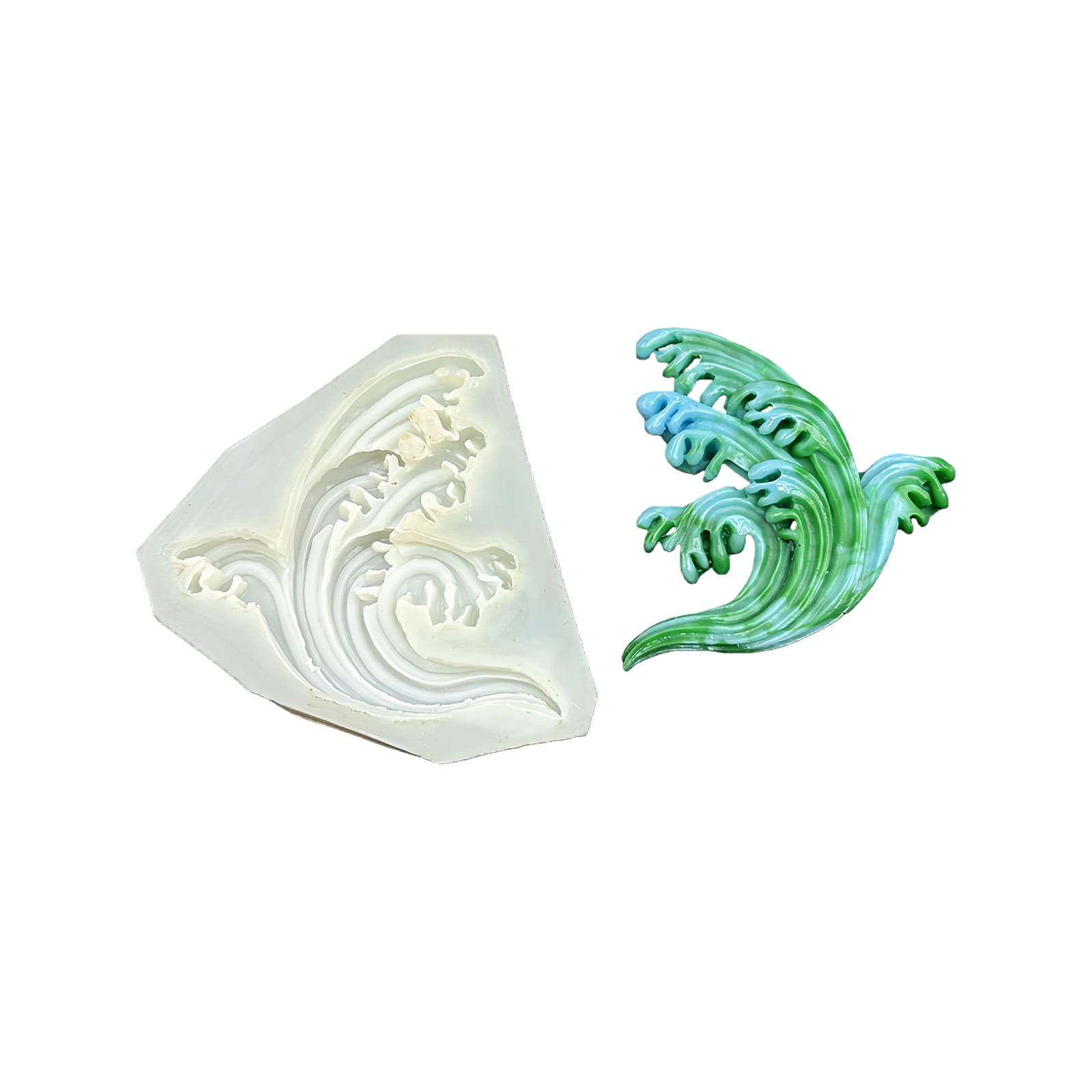 Artistic Baking Jewelry Making Mold With Intricate Cloud Waves Bamboos ...