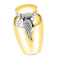 Artistic Bead Wing Design Pet Cremation Urn Ashes Container with ...