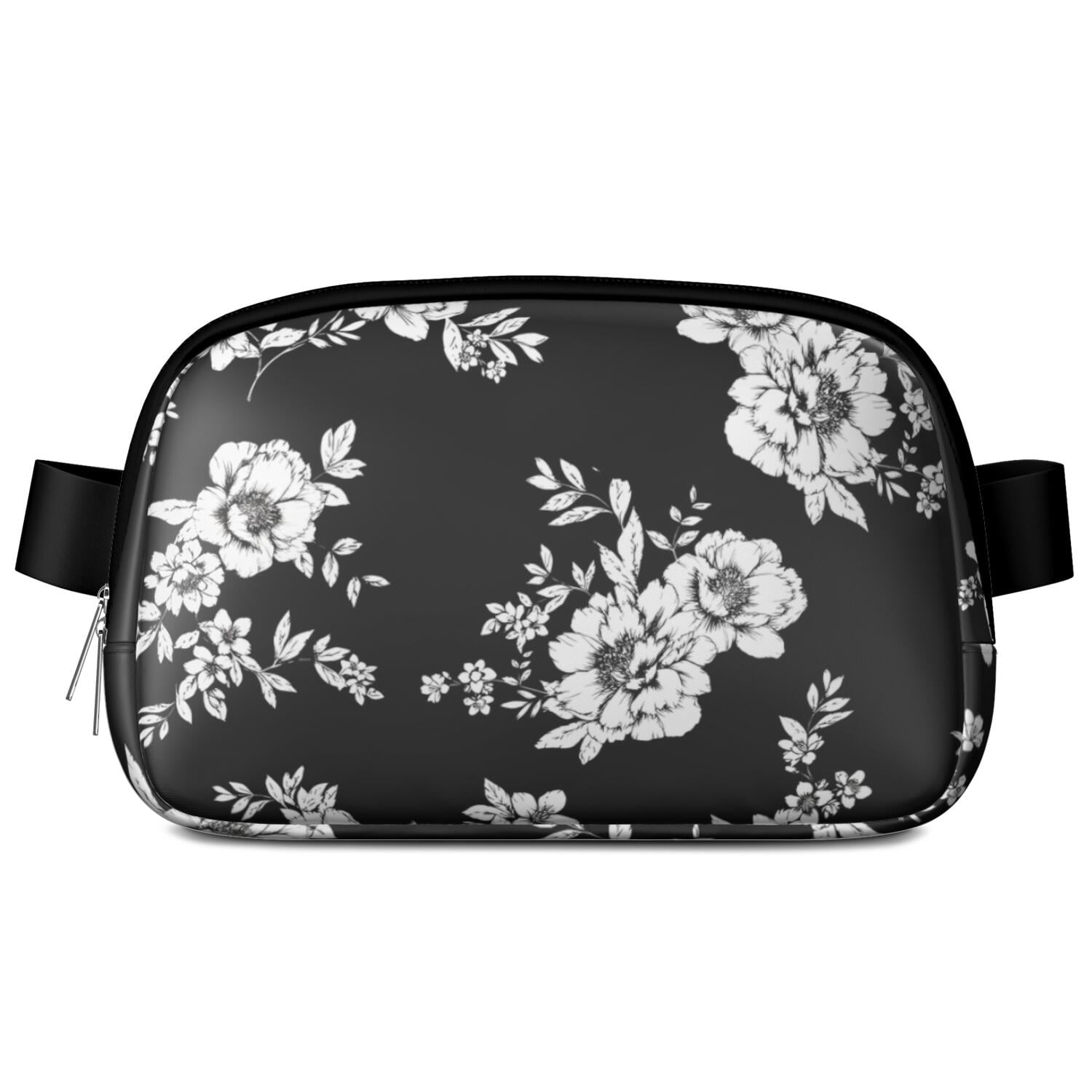 Artistic Blossom Fanny Pack – Floral Waist Bag for Women with Tropical ...