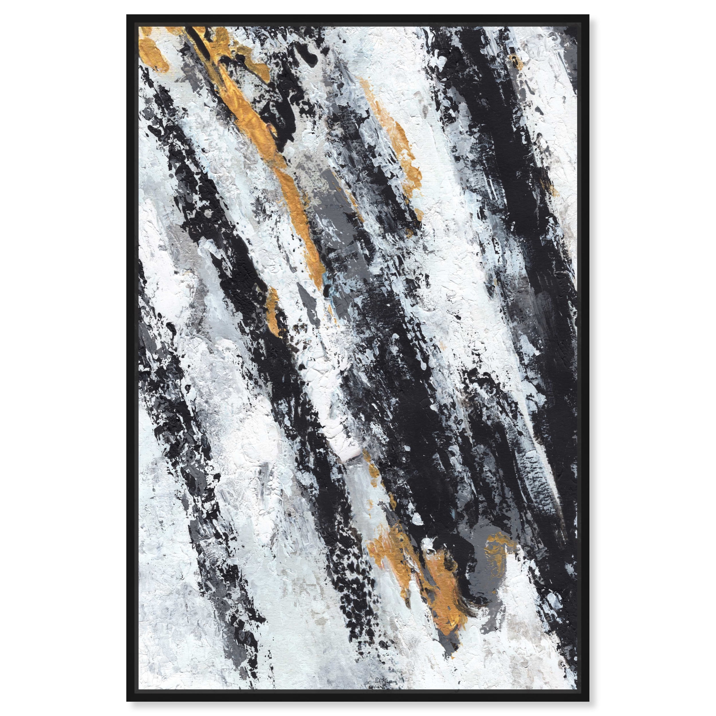 Artistic Blossom Masculine Abstract Man Cave Canvas Wall Art by ...