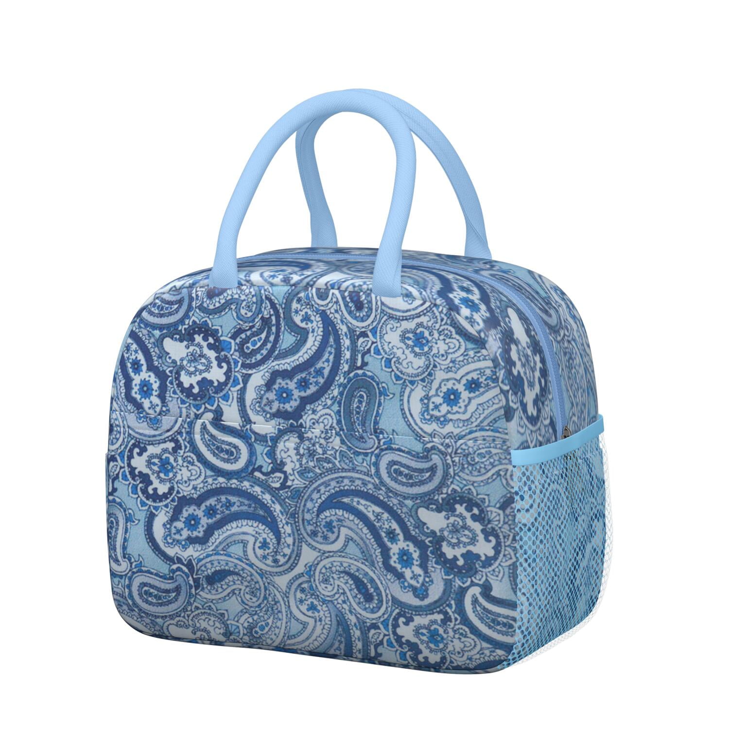 Artistic Bohemian Lunch Tote, Reusable Thermal Bag for Women with ...