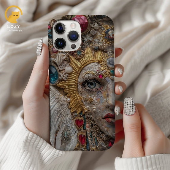 Artistic Boho Abstract Painting Phone Case for 17 16 15 14 13 12 11 Pro ...