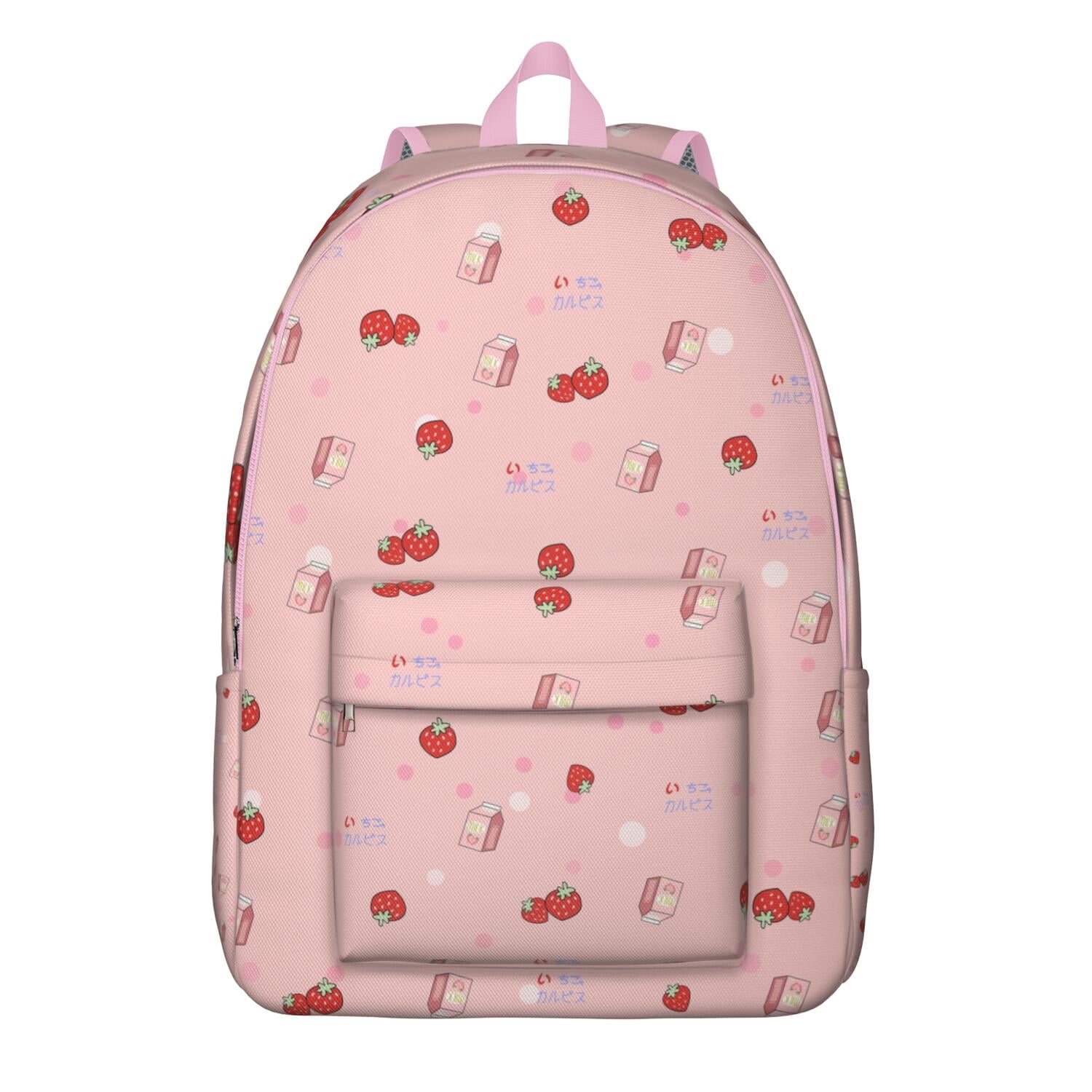 Artistic Boho Fanny Pack with Red Strawberry Pattern – Sweet and Cute ...