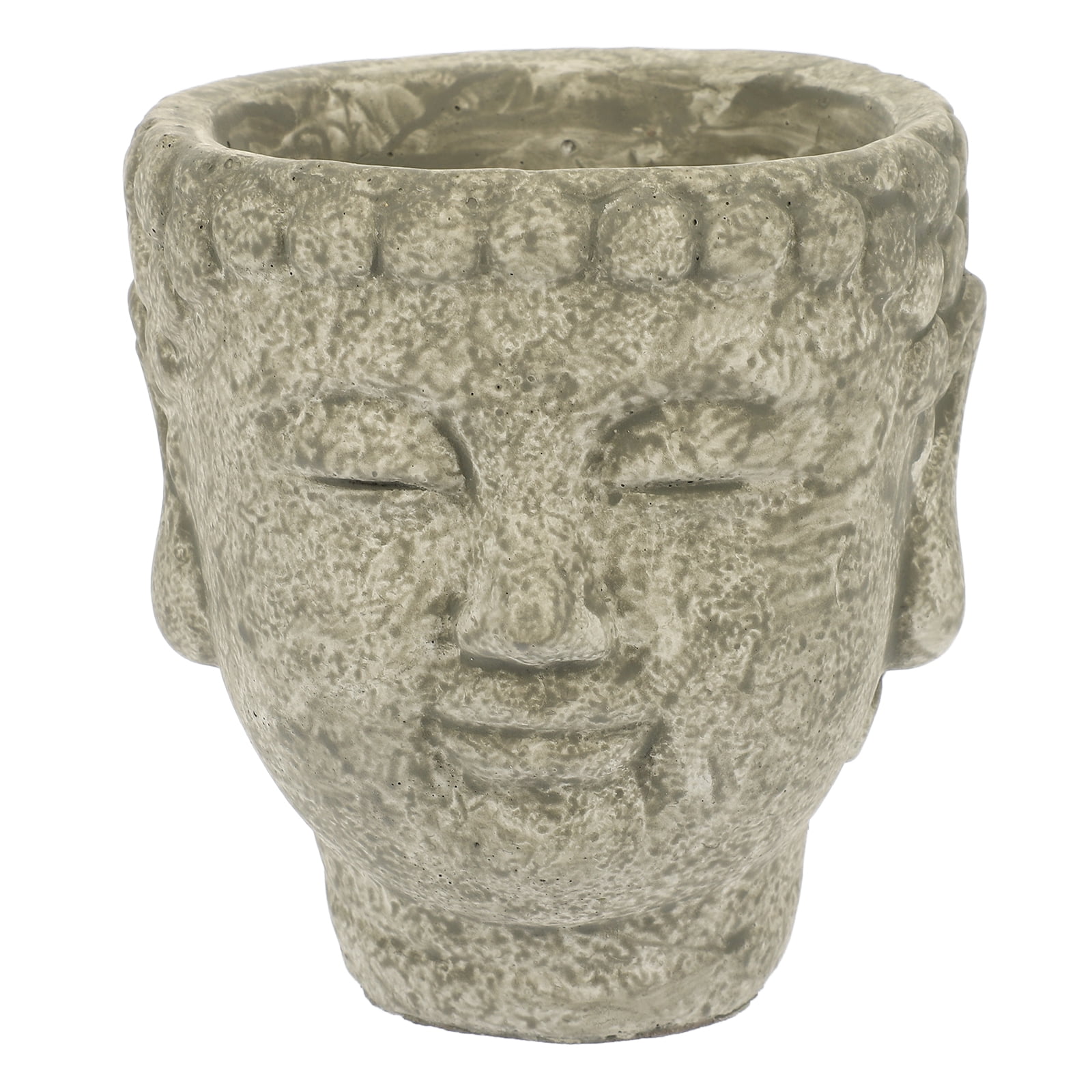 Artistic Buddha Head Cement Plant Pot Cement Flower Pot Buddha Statue ...