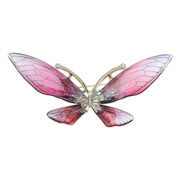 Artistic Butterfly Design Brooch Acrylic Materials Stylish Pin ...