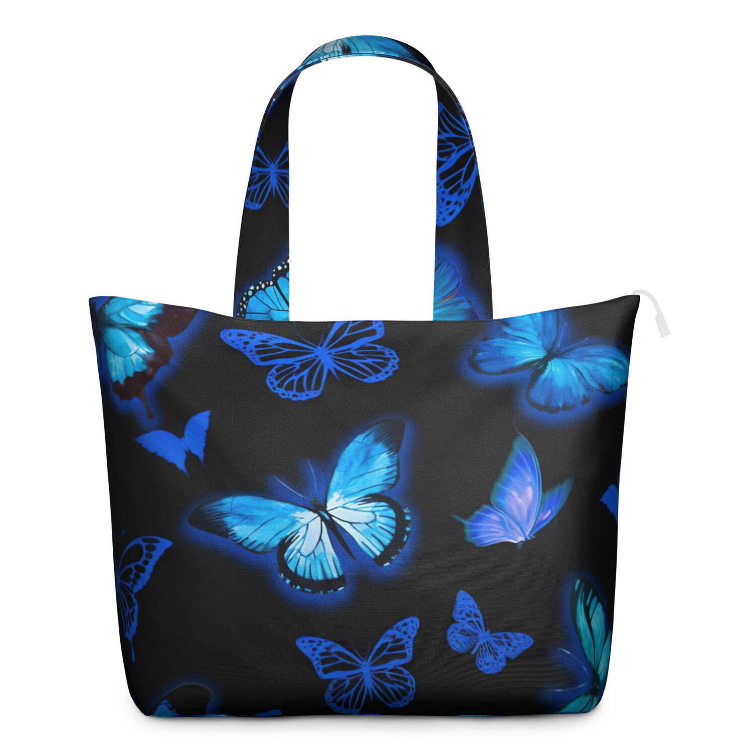 Artistic Butterfly Print Duffel Bag for Women, Lightweight Weekender ...