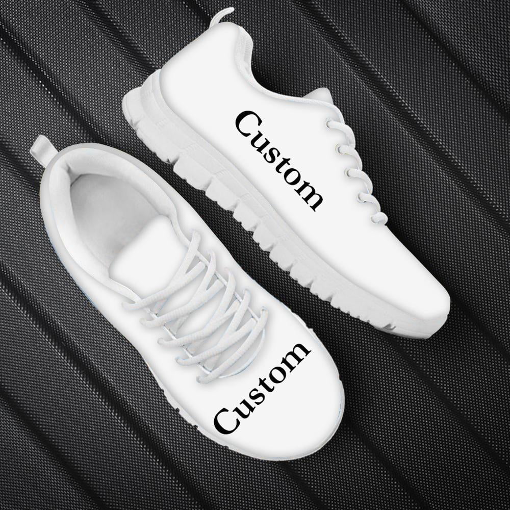 Artistic Butterfly Print Ladies Sneakers Lace-up Air Mesh Light Breath ...