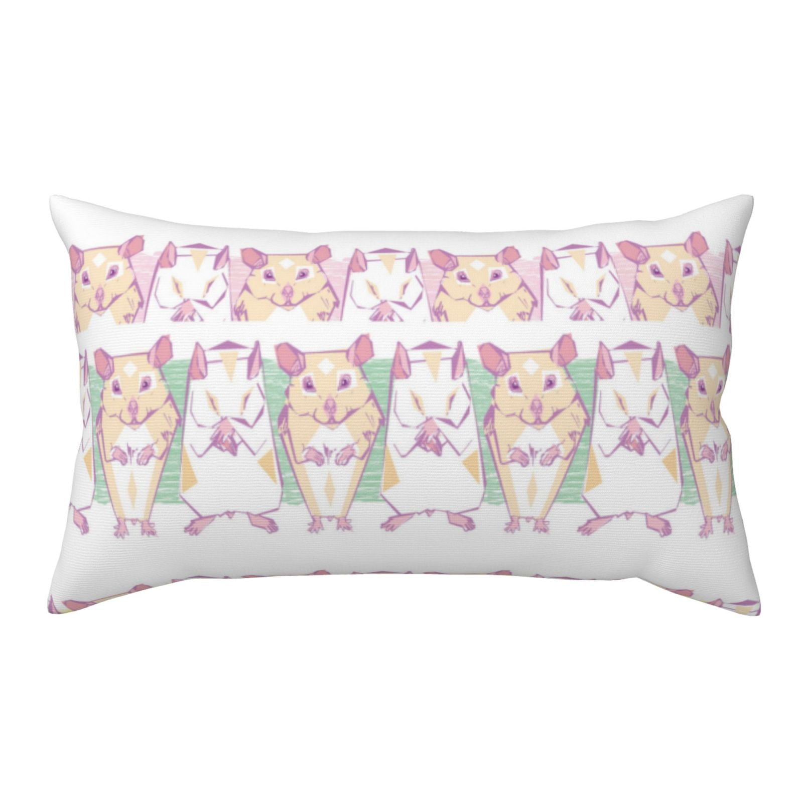 Artistic Cartoon Cute Hamster Pillow Cases, Soft Pillowcases with ...