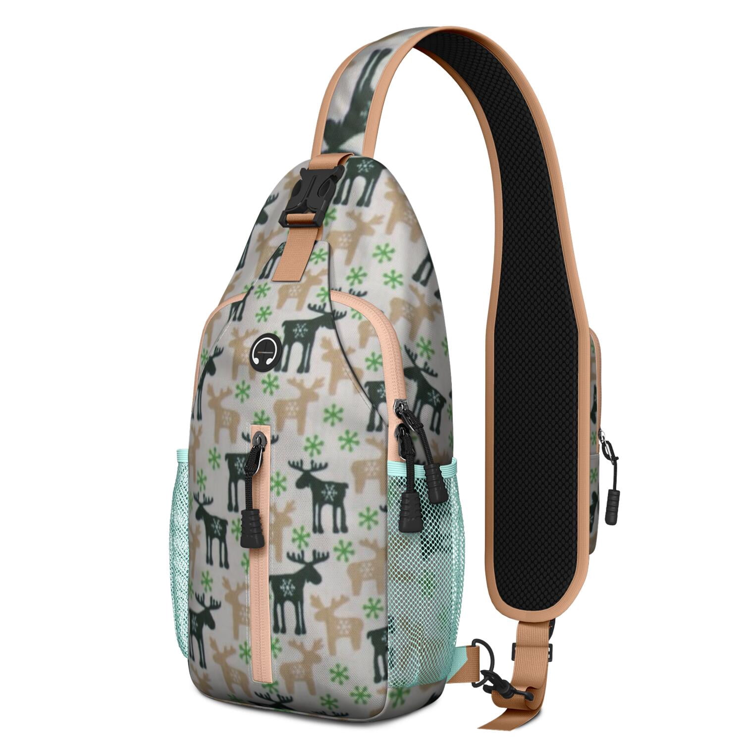 Artistic Cartoon Scene Forest Outdoor Shoulder Bag for Women Men ...