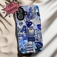 Artistic Collage Heart Vintage Graphics Case iPhone 17 through 11 Pro ...