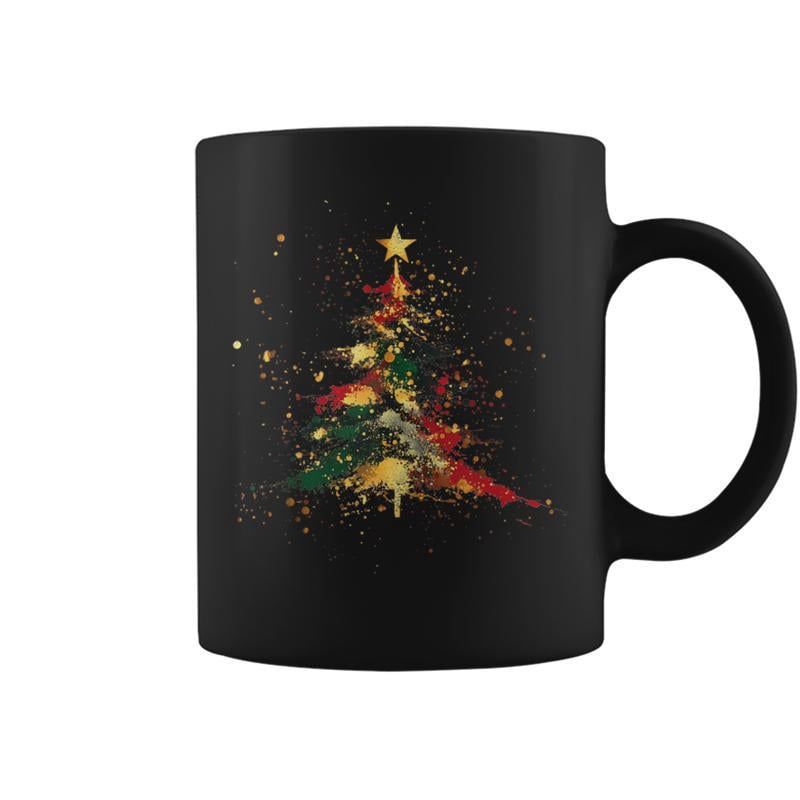 Artistic Colorful Christmas Tree Xmas Coffee Mugs - Walmart.com