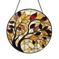 Artistic Colorful Tree Design Stained Glass Style Window Suncatcher ...