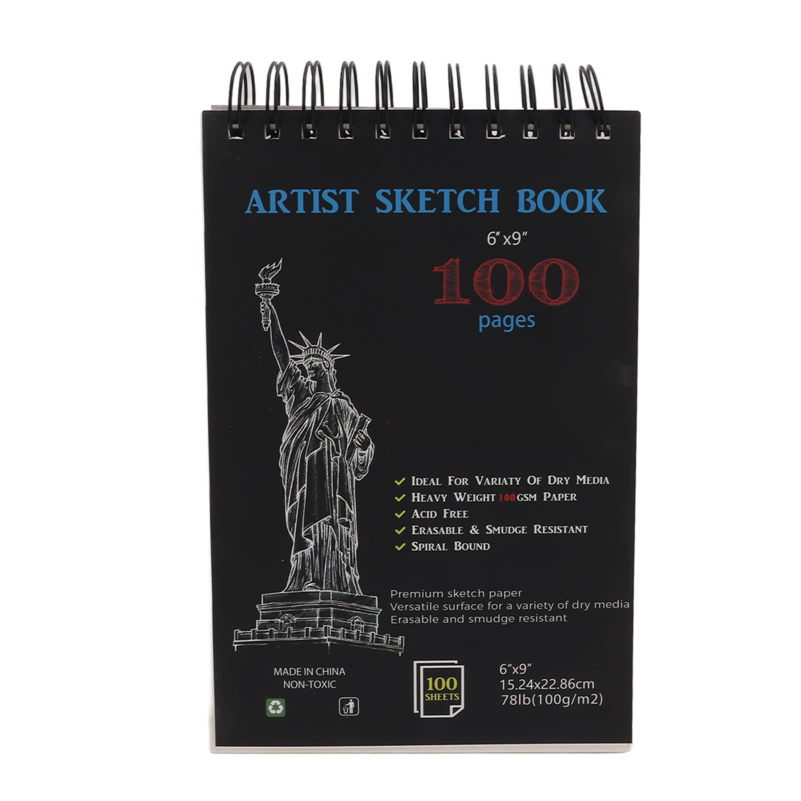 Artistic Creations: A5 Spiral Sketchbook Set - Premium Drawing Paper ...