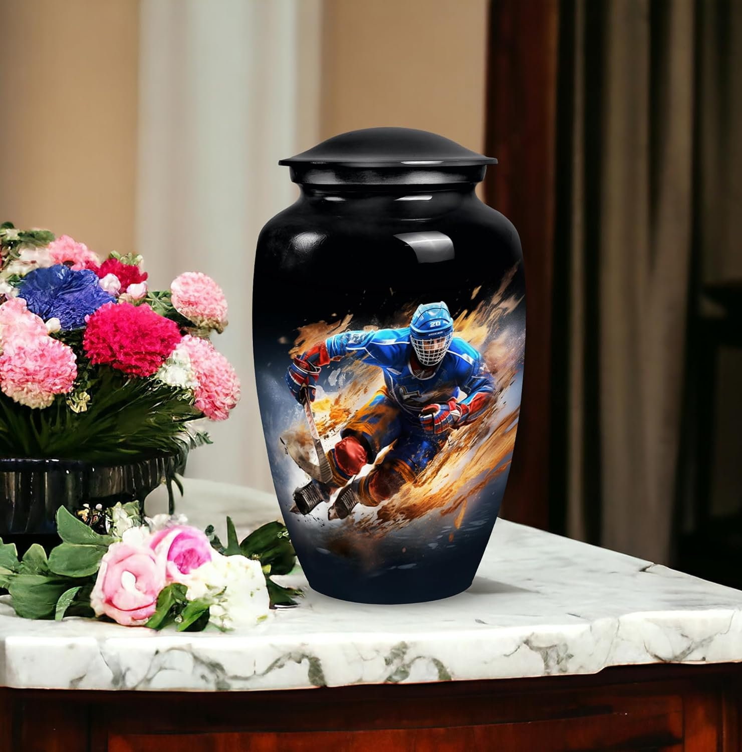 Artistic Cremation Urn, Memorial Urn for Human Ashes, Decorative Urn ...