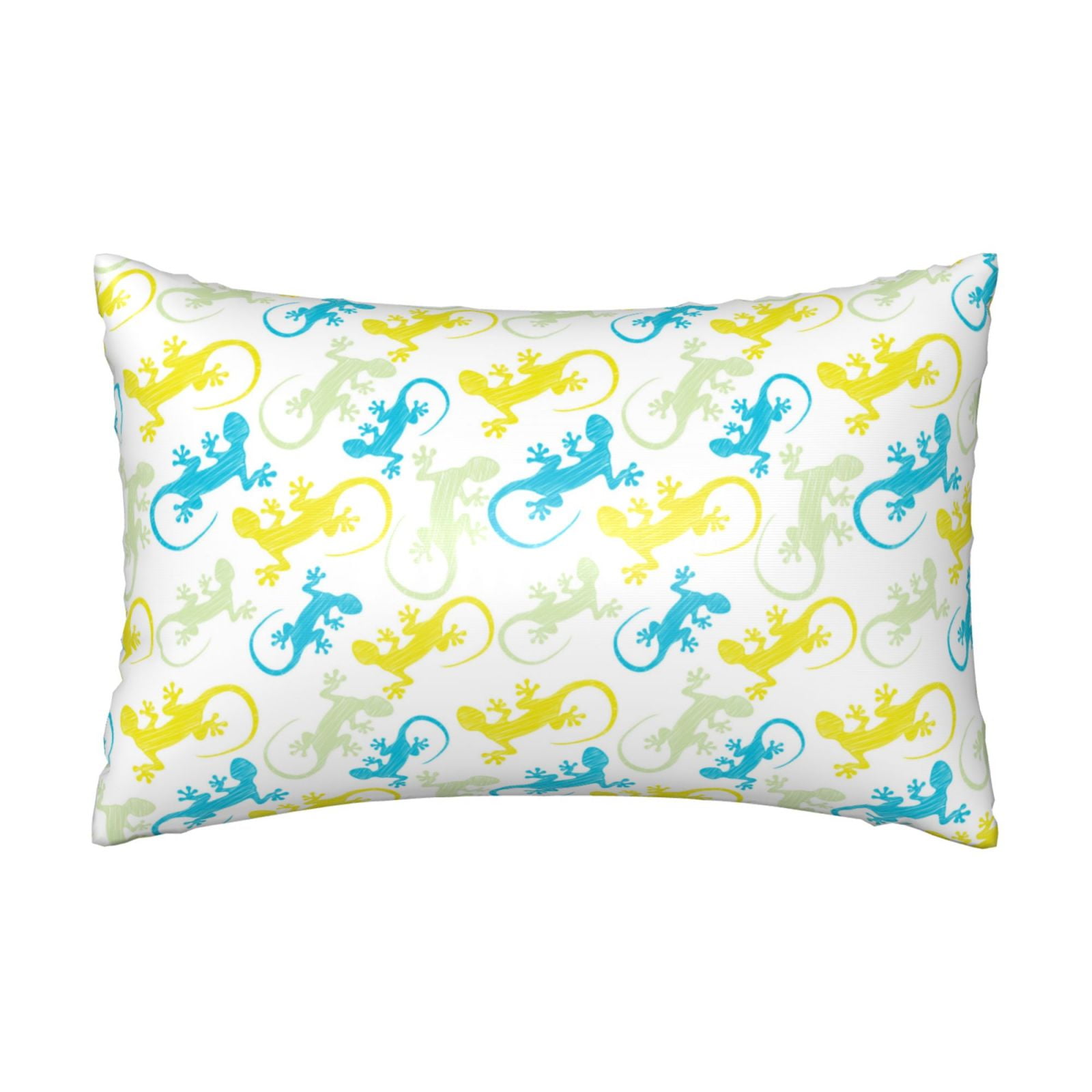 Artistic Cute Lizard Gecko_B Satin Pillowcase with Zipper for Hair and ...