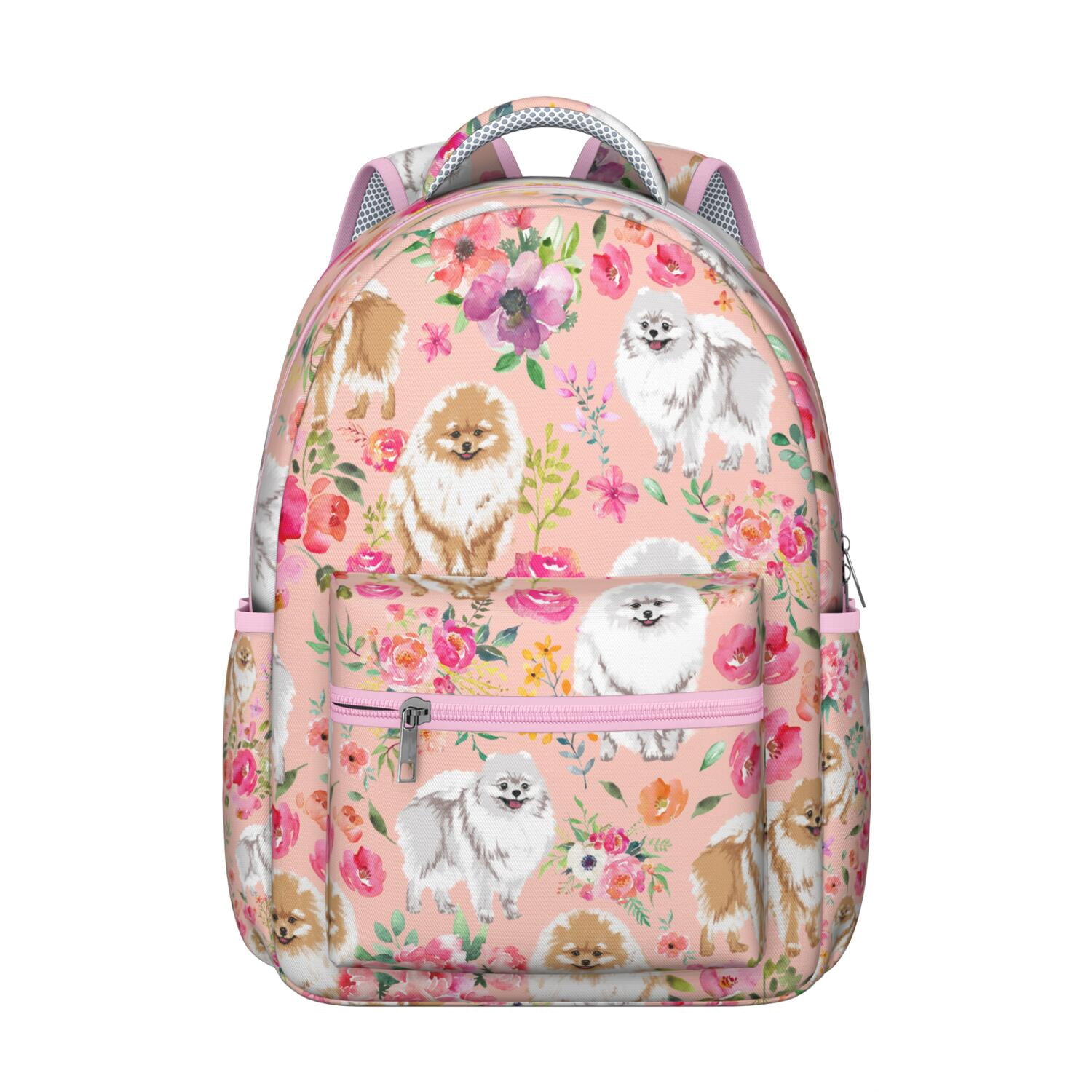 Artistic Dog Design Waterproof Backpack - Ergonomic Support for s ...