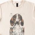 Artistic Dog Graphic Tee With Anatomical Line Work Design Size S-5Xl ...