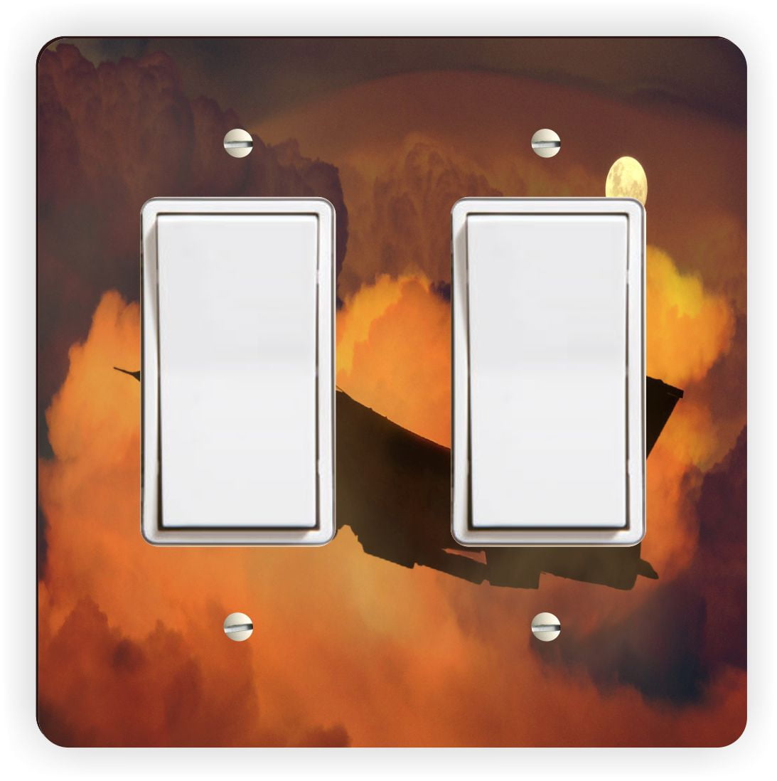 Artistic Donna - Armed Forces Helicopter -Double Rocker Light Switch ...