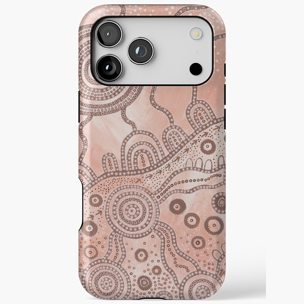 Artistic Dot Pattern Tribal DesignPhone Case for iPhone 17 11 12 13 14 ...