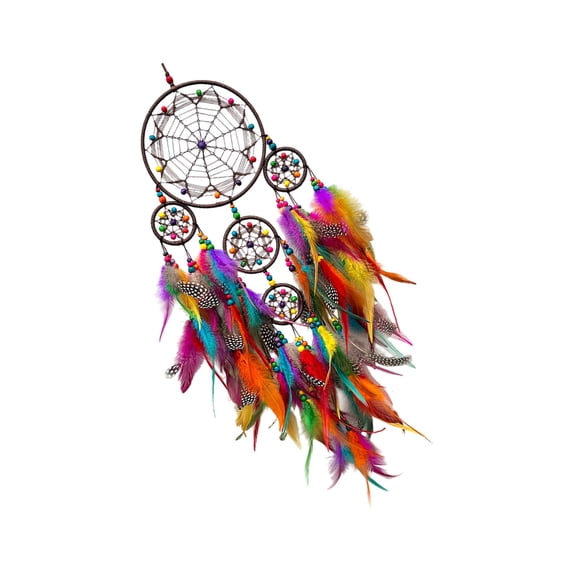 Artistic Dreamcatchers Wall Handcrafted With Iron Rings And Feathered ...
