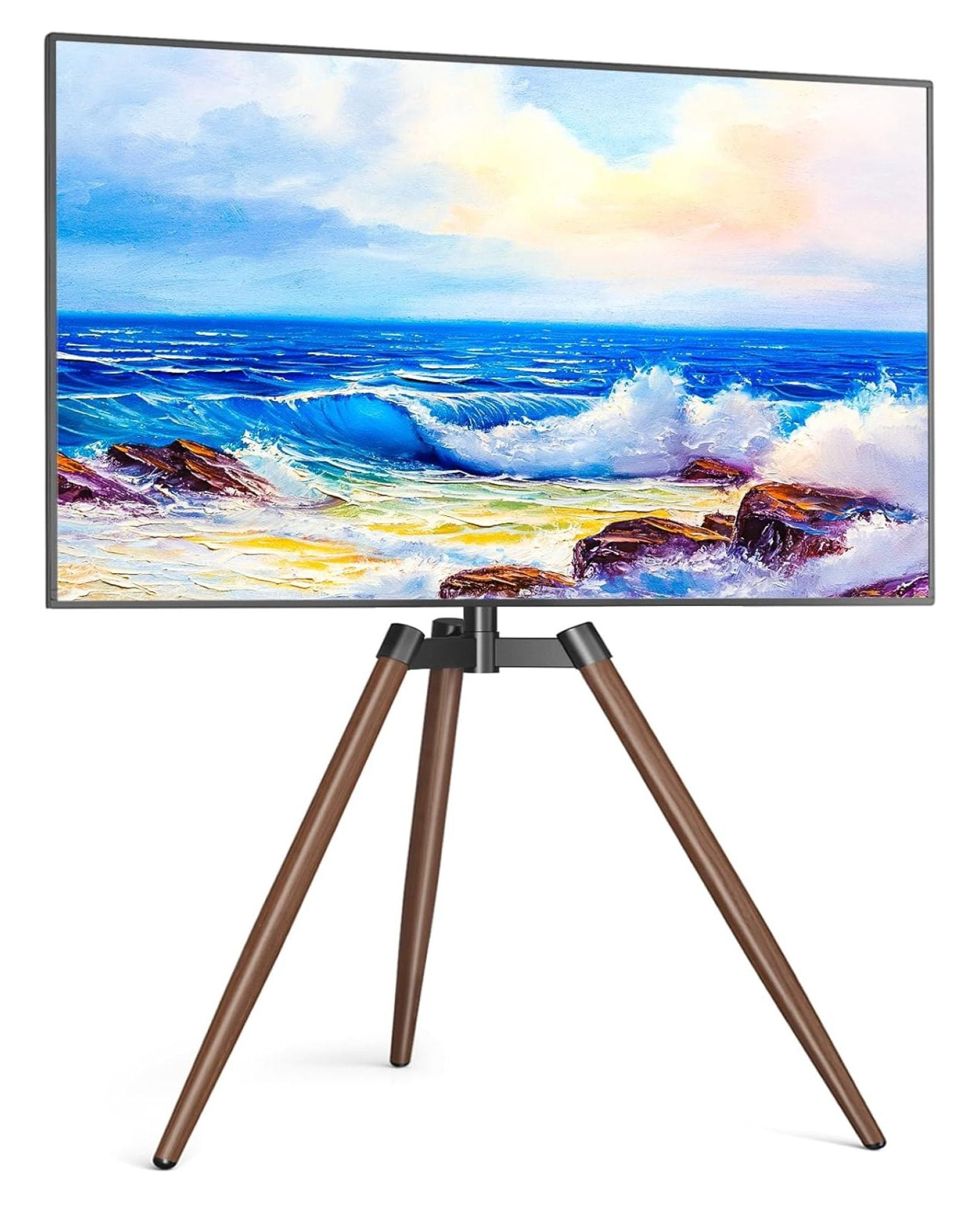 Artistic Easel TV Stand, Height Adjustable & Swivel 100° Tripod TV ...