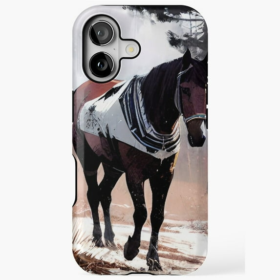 Artistic Equestrian Horse Graphic Design Phone Case 17 16 15 14 13 12 ...