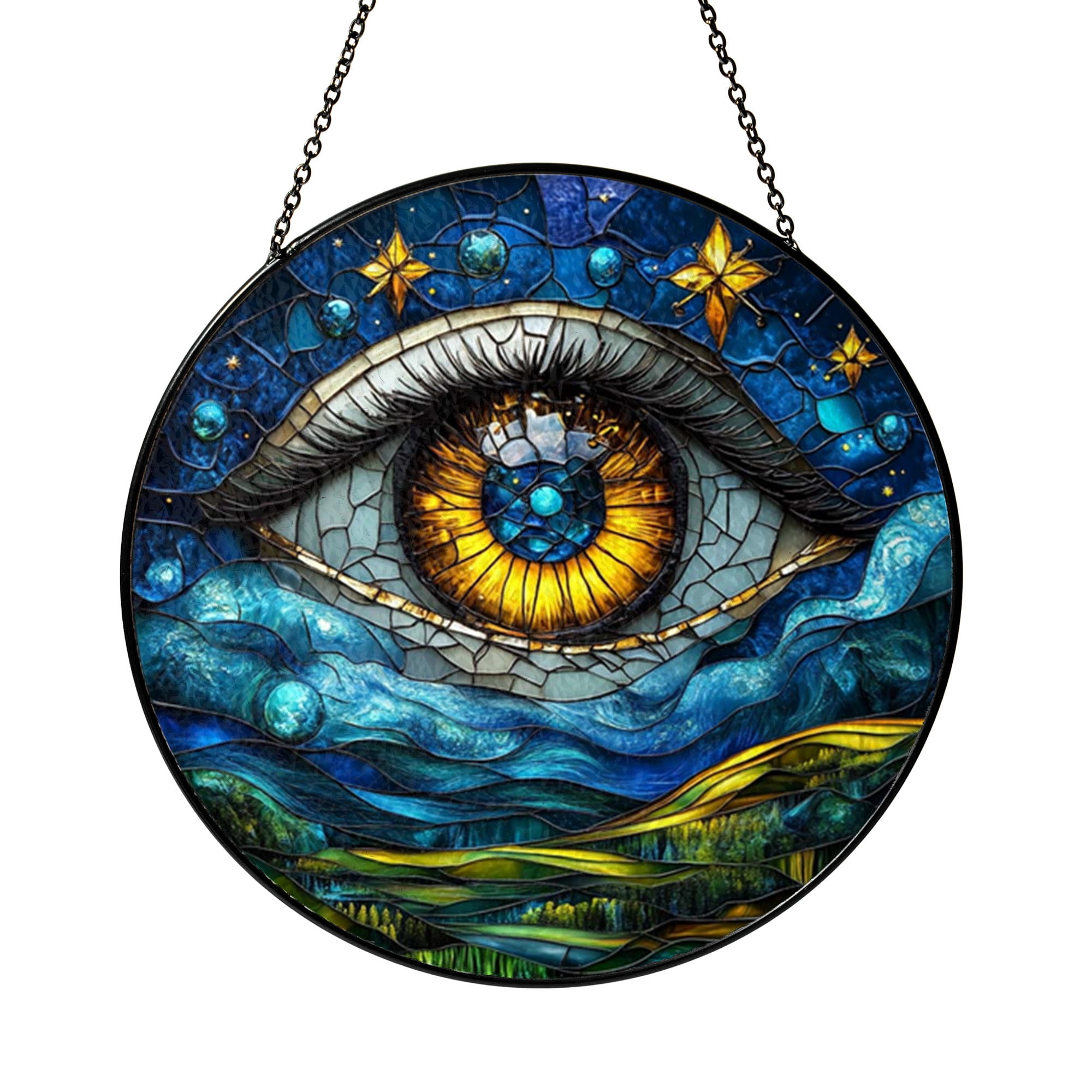 Artistic Eye Glass Style Window Hanging – Modern Decor - Walmart.com